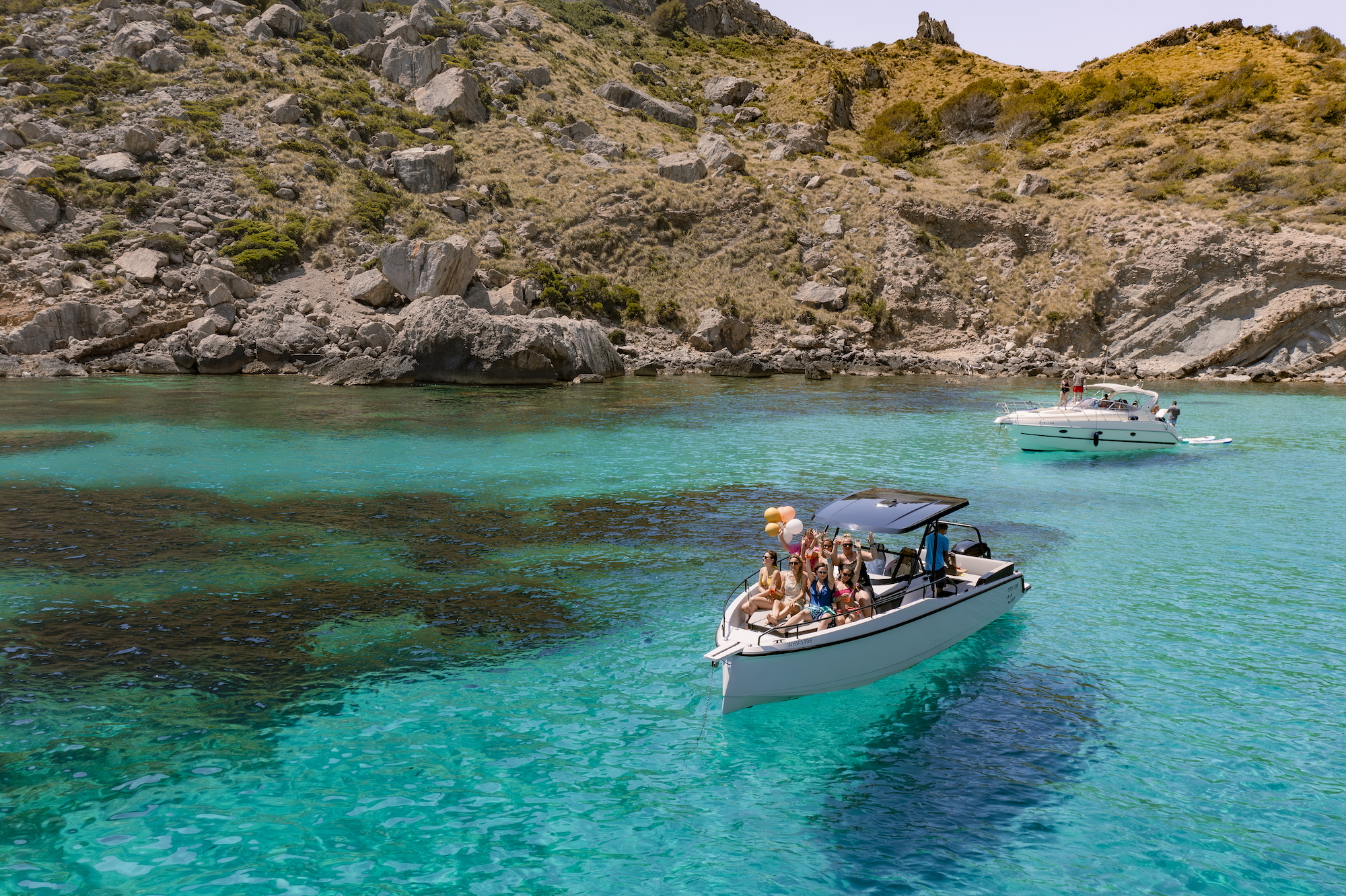 Boat Hire Alcudia - discover Mallorca from the sea with Quest Heroes